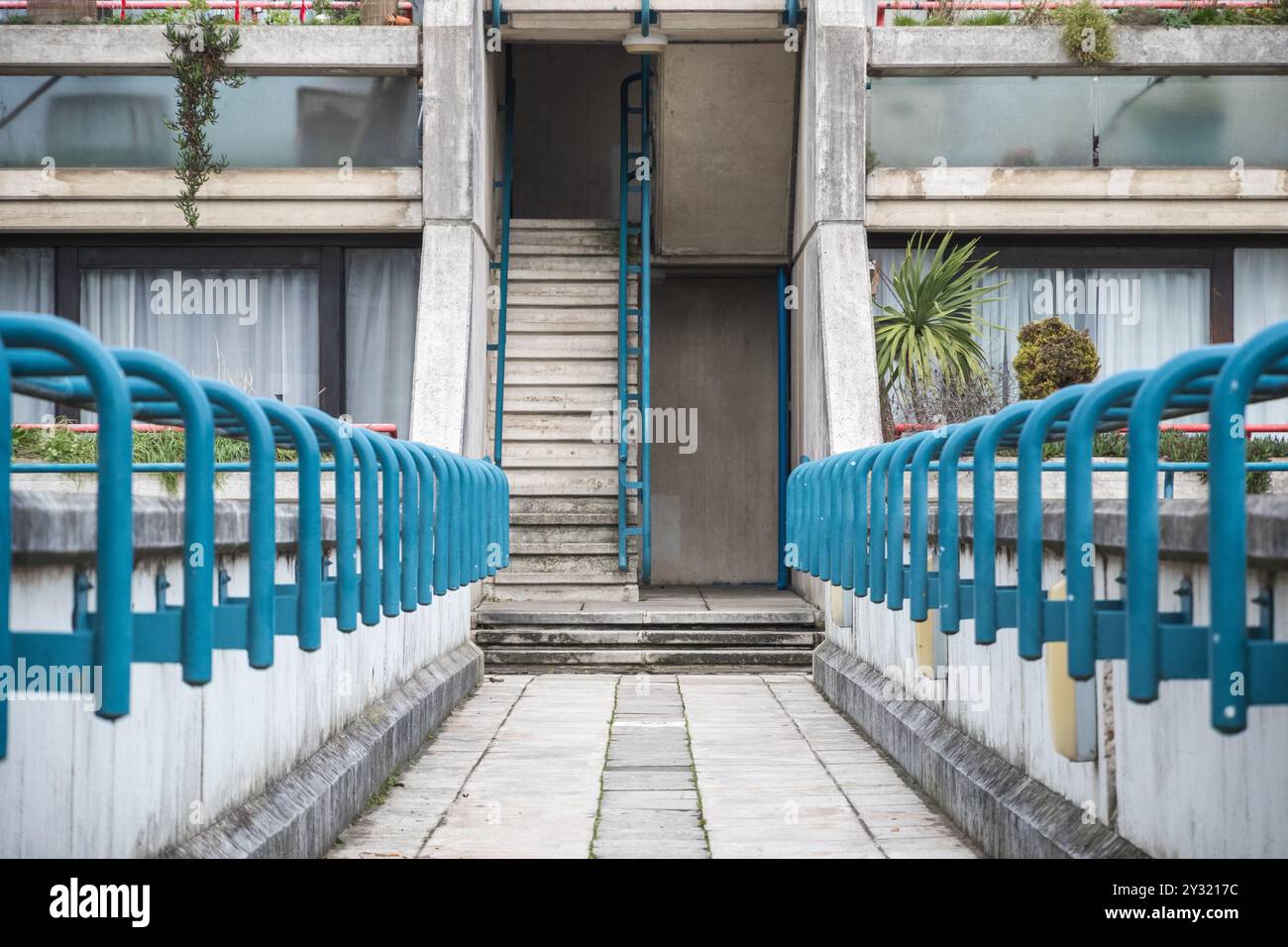 Alexandra Road estate, a brutalist architecture in London, England ...