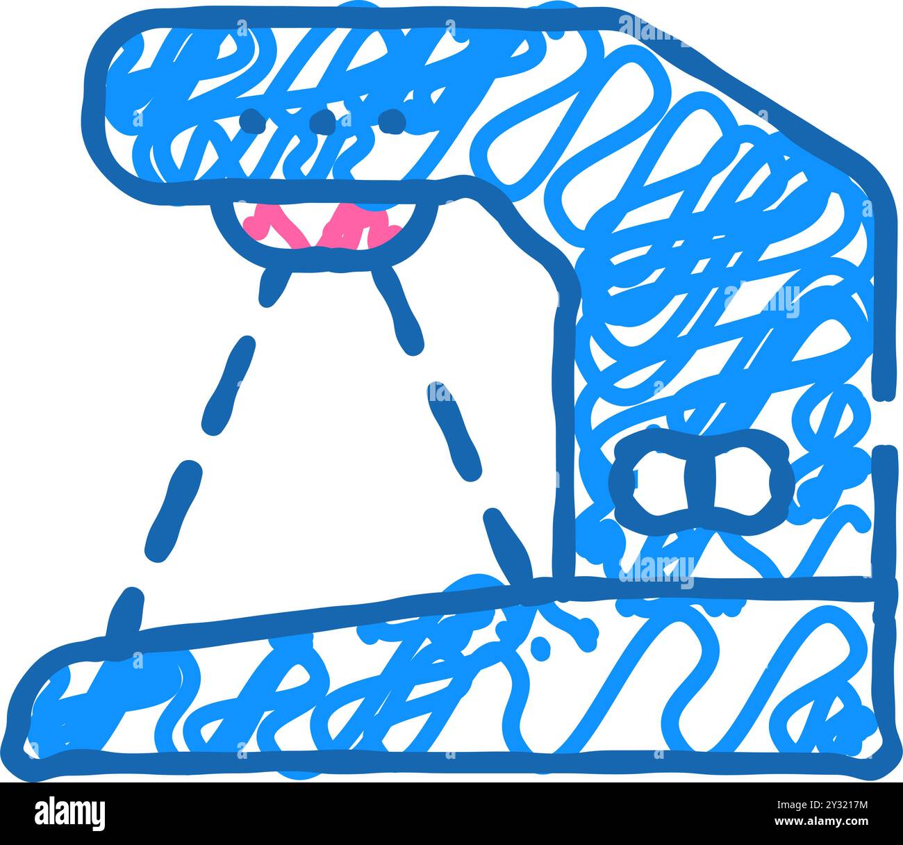 currency detector device icon doodle illustration Stock Vector Image ...