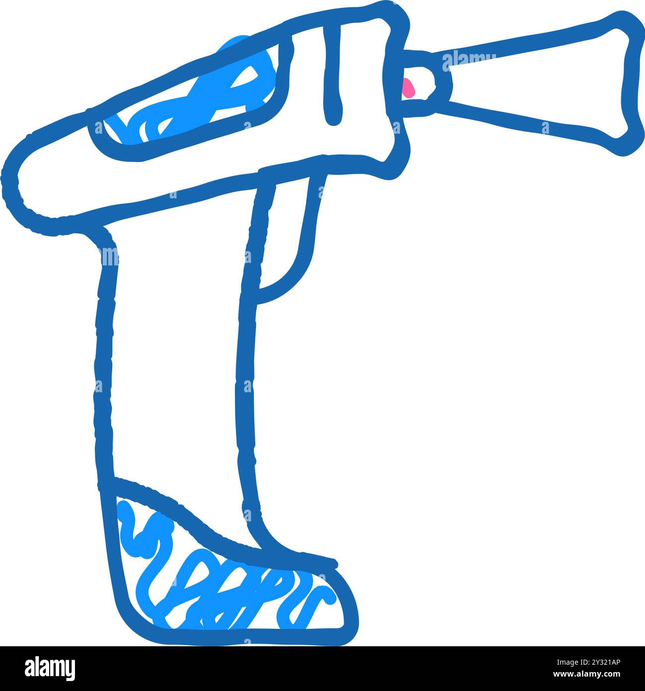 manual barcode scanner icon doodle illustration Stock Vector Image ...