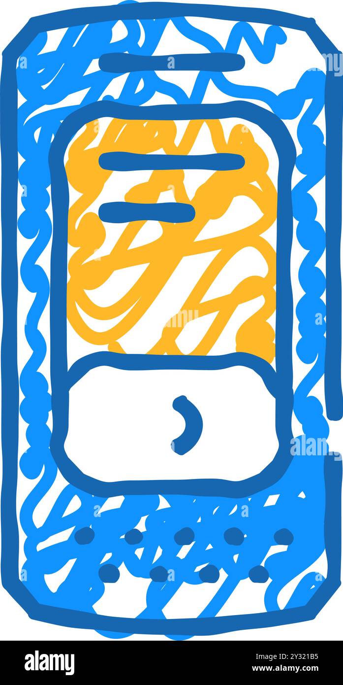 Data collection terminal color icon hi-res stock photography and images ...