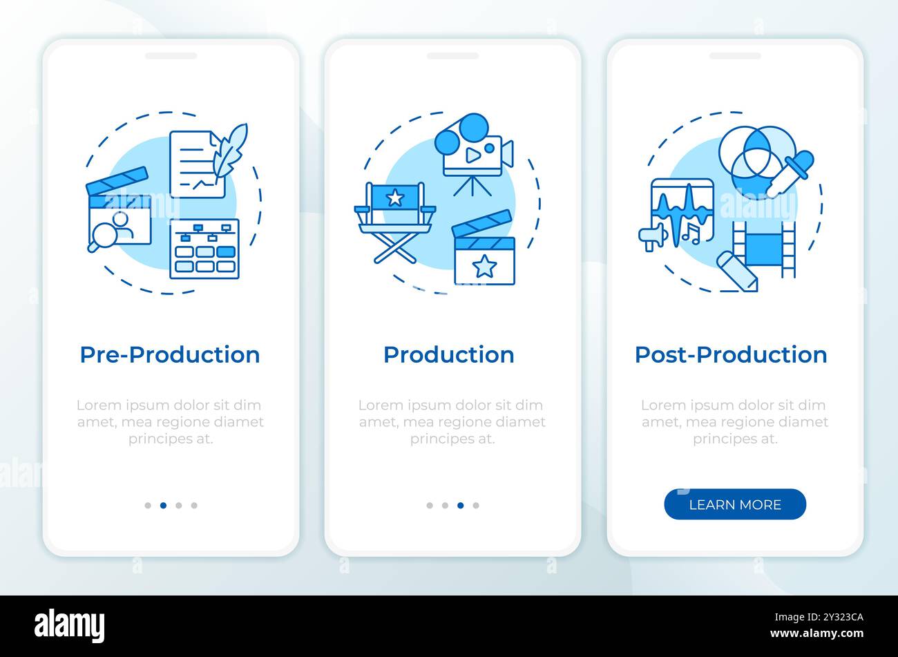 Production carousel Stock Vector Images - Alamy