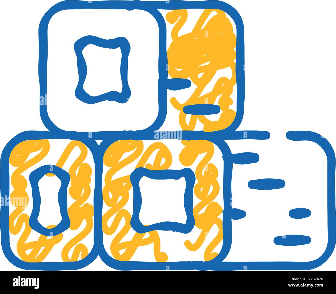 bio fuel briquettes icon doodle illustration Stock Vector Image & Art ...