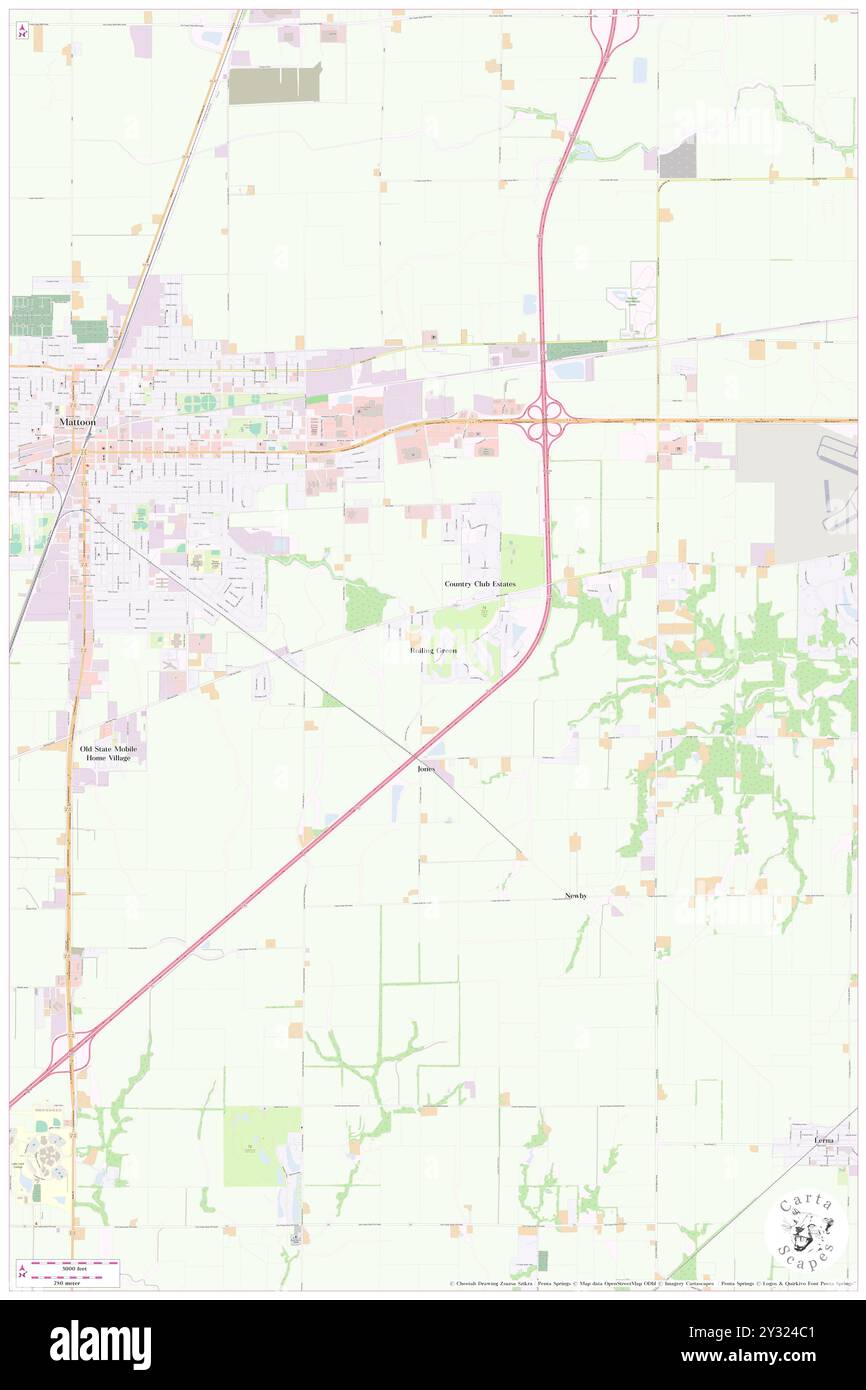 Rolling Green, Coles County, US, United States, Illinois, N 39 27' 48 ...