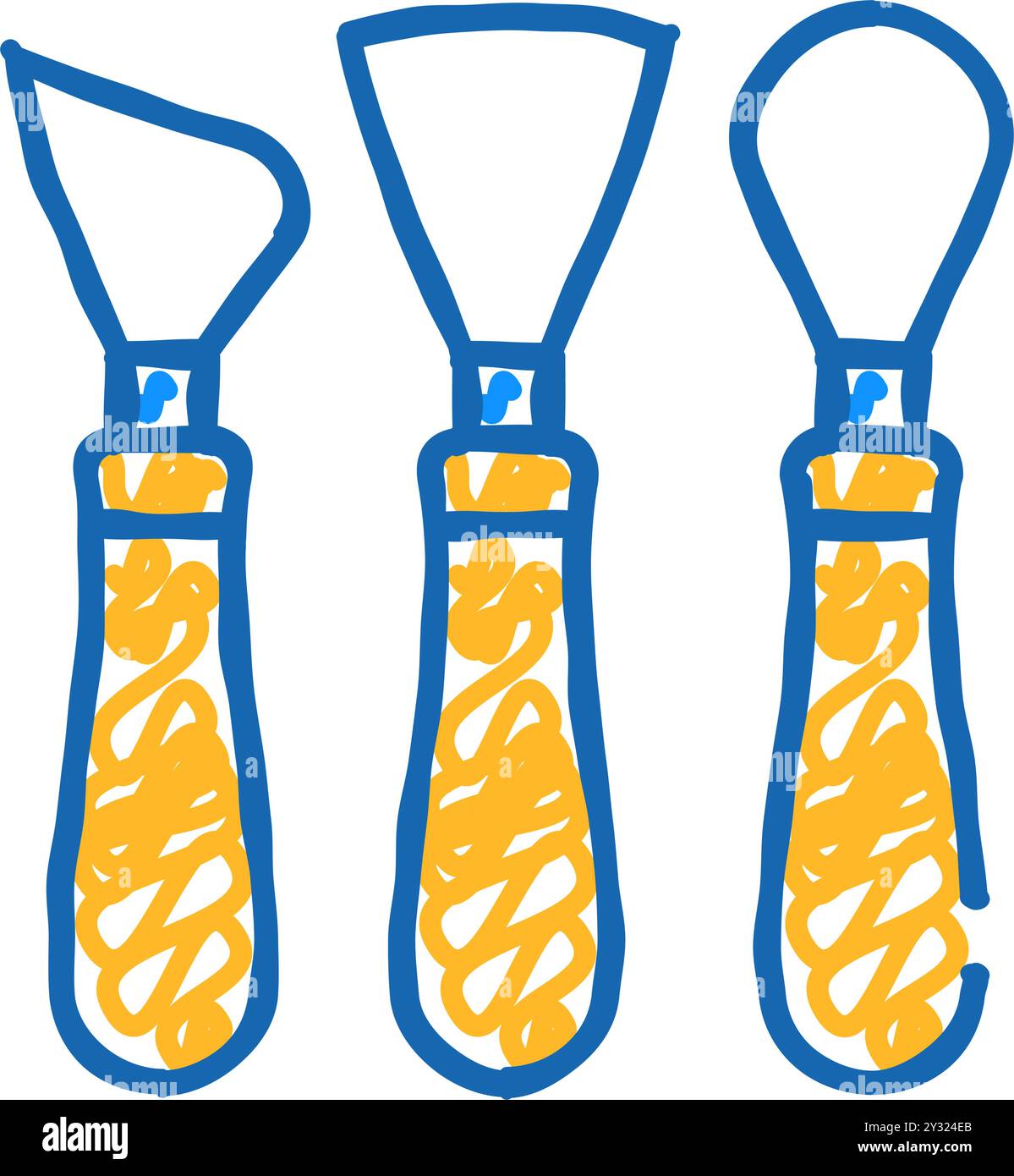 shovels pottery tools icon doodle illustration Stock Vector Image & Art ...