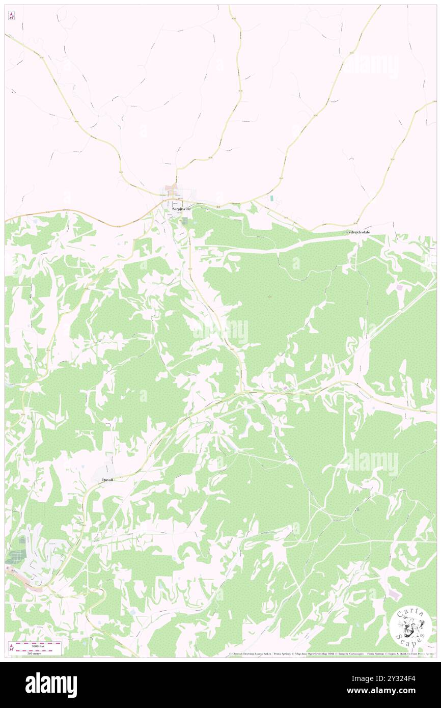 Center (historical), Noble County, US, United States, Ohio, N 39 47' 7 ...