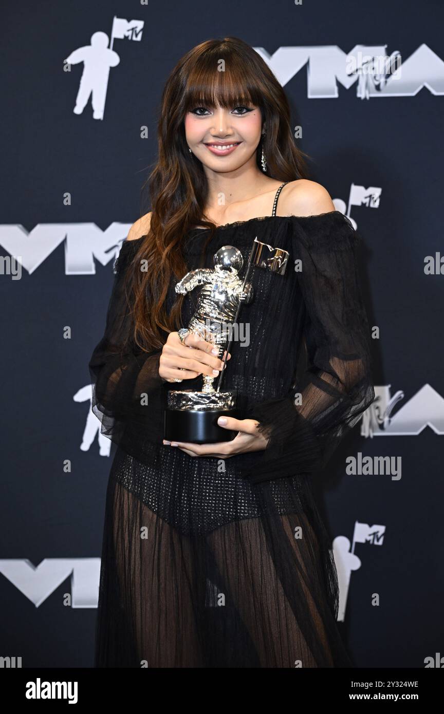 New York, USA. September 11th, 2024. Lisa from the band Blackpink in ...