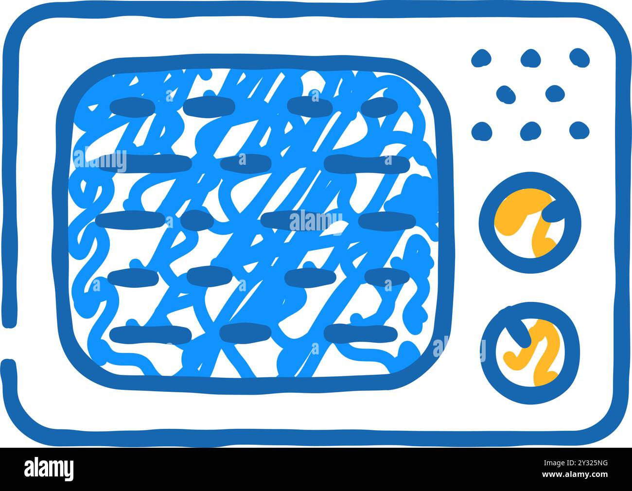tv retro television device icon doodle illustration Stock Vector Image ...