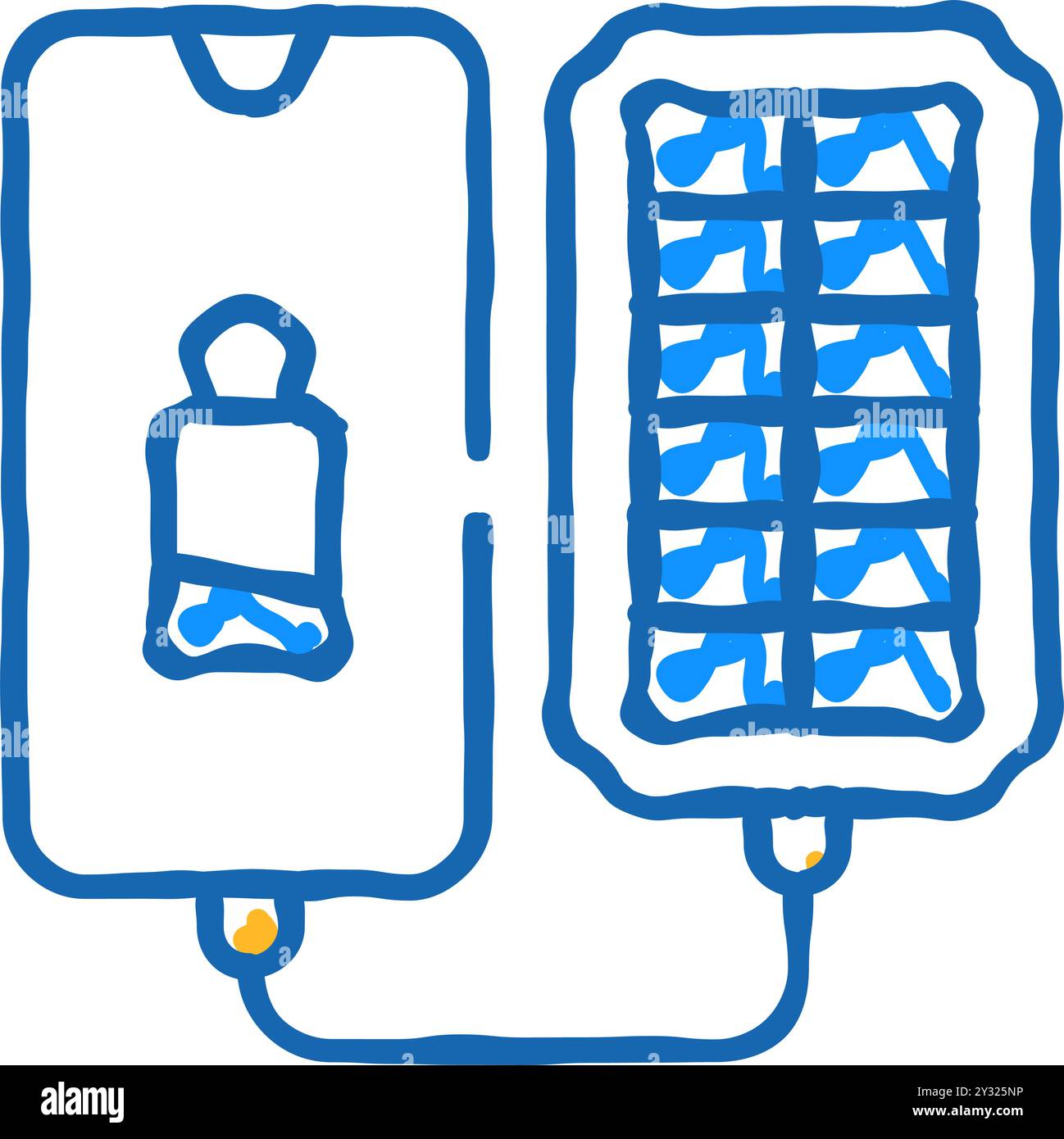 portable solar charger icon doodle illustration Stock Vector Image ...