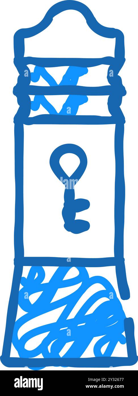 magnetic key icon doodle illustration Stock Vector Image & Art - Alamy
