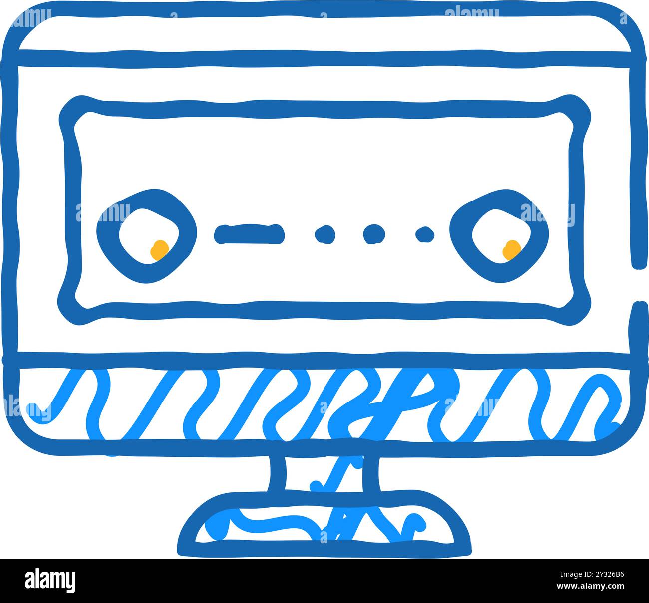 download operating system icon doodle illustration Stock Vector Image ...