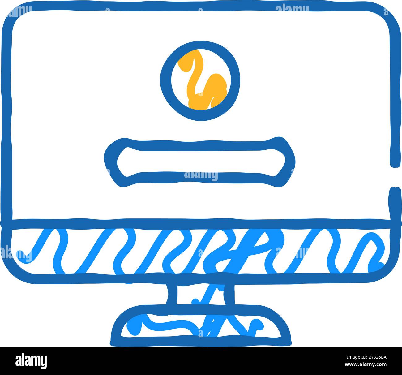 game operating system icon doodle illustration Stock Vector Image & Art ...