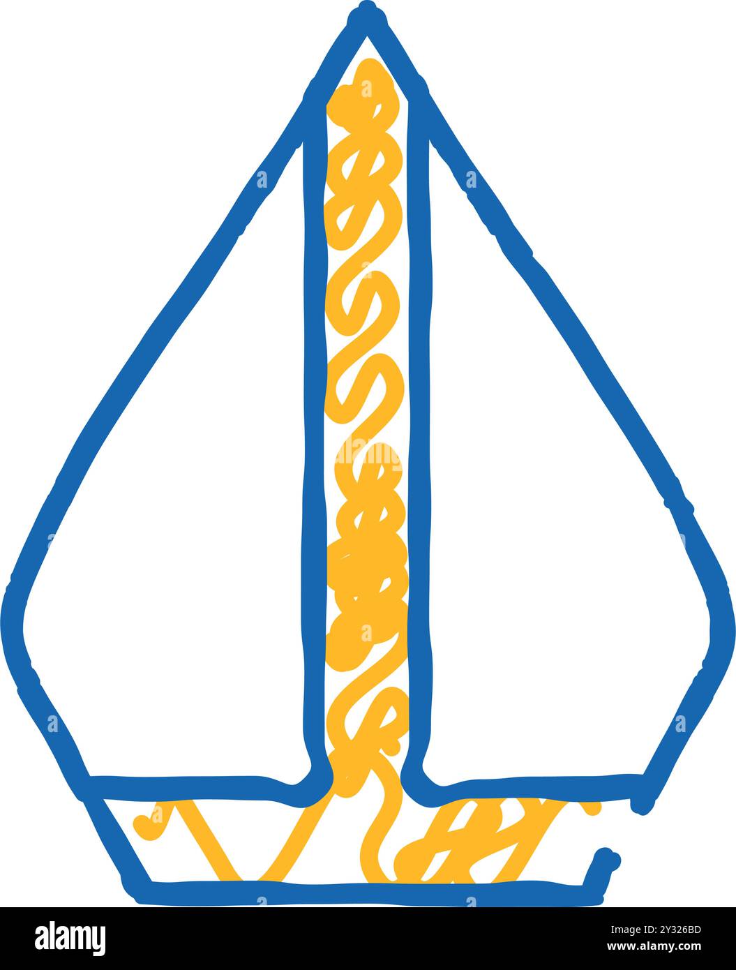 pope hat icon doodle illustration Stock Vector Image & Art - Alamy