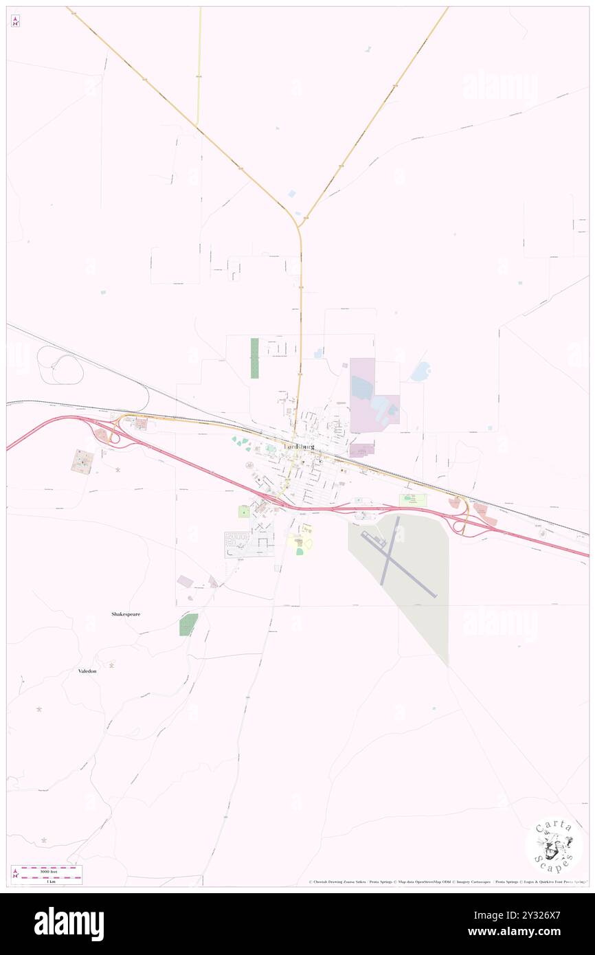 Map of lordsburg new mexico Cut Out Stock Images & Pictures - Alamy