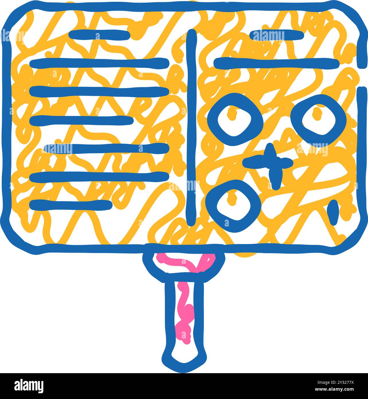 annotation plate museum exhibit icon doodle illustration Stock Vector ...