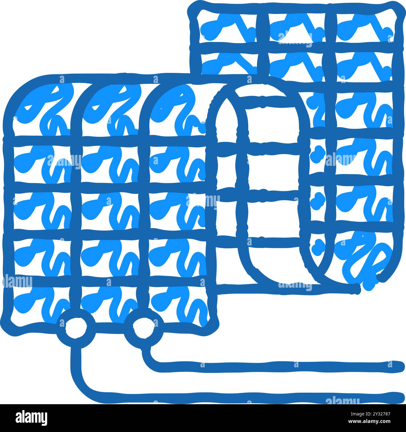 flexible solar panel icon doodle illustration Stock Vector Image & Art ...