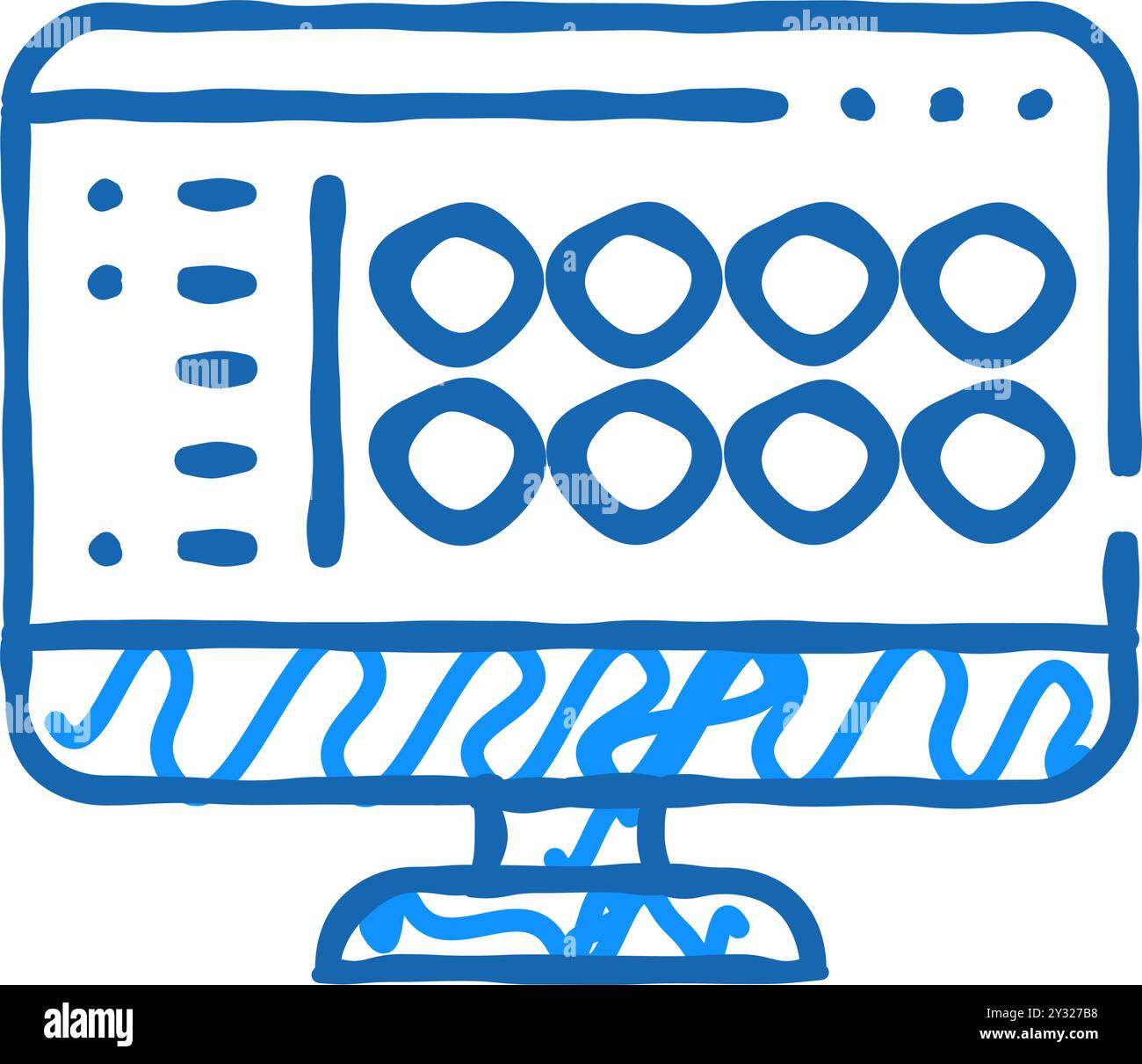 files of operating system icon doodle illustration Stock Vector Image ...