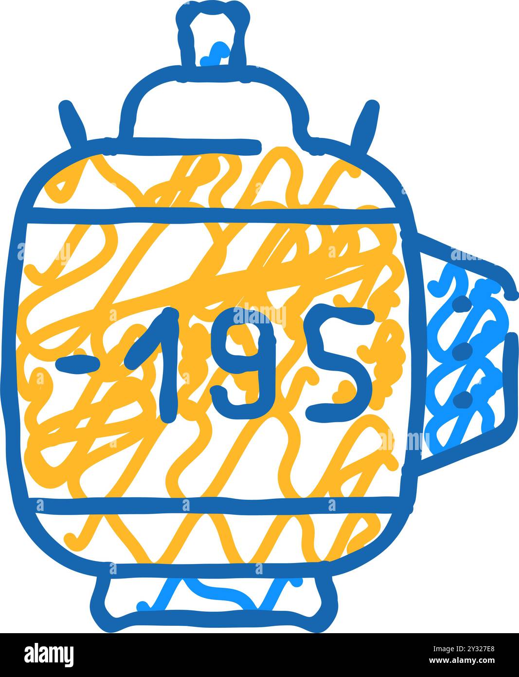 dewar vessel flat icon doodle illustration Stock Vector Image & Art - Alamy