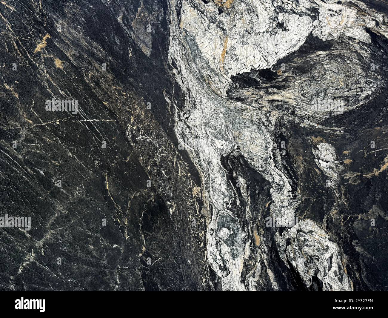 Natural black and white marble slab pattern in rough textured finishes ...
