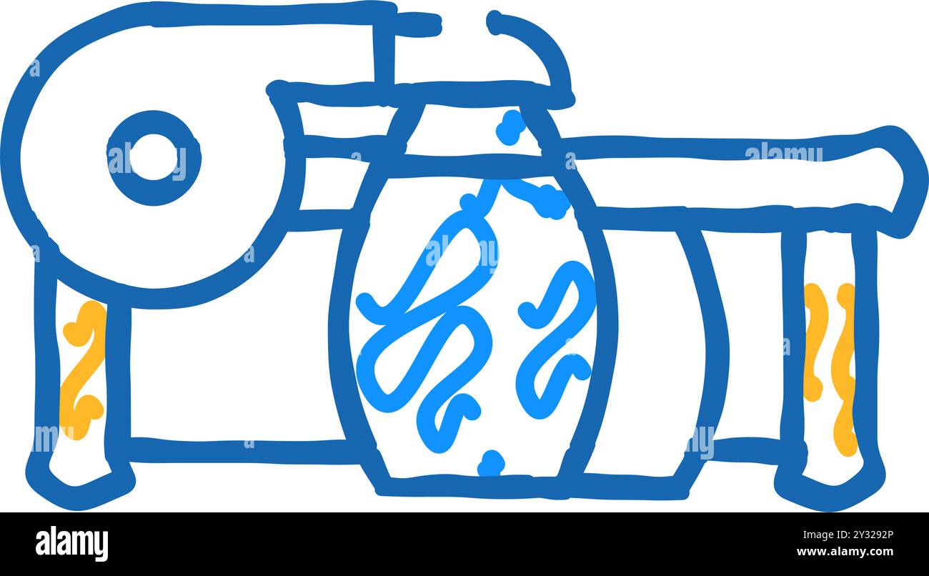 suction units flat icon doodle illustration Stock Vector Image & Art ...