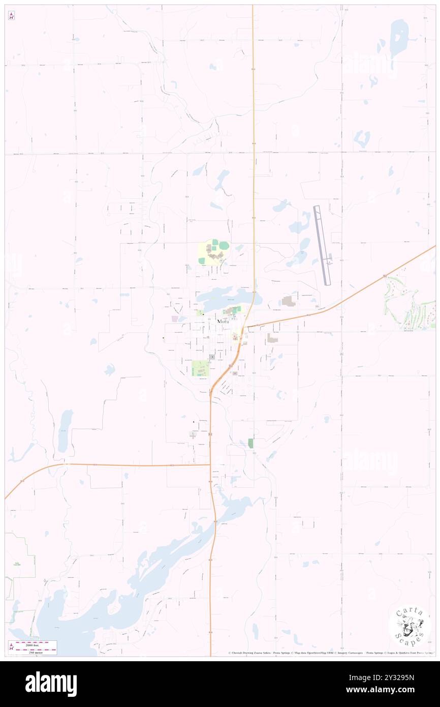 Mora county map Cut Out Stock Images & Pictures - Alamy