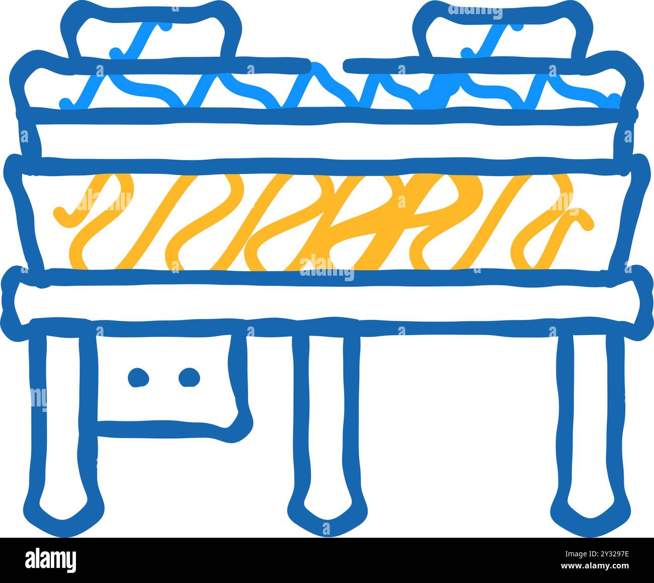 hot pressing press icon doodle illustration Stock Vector Image & Art ...