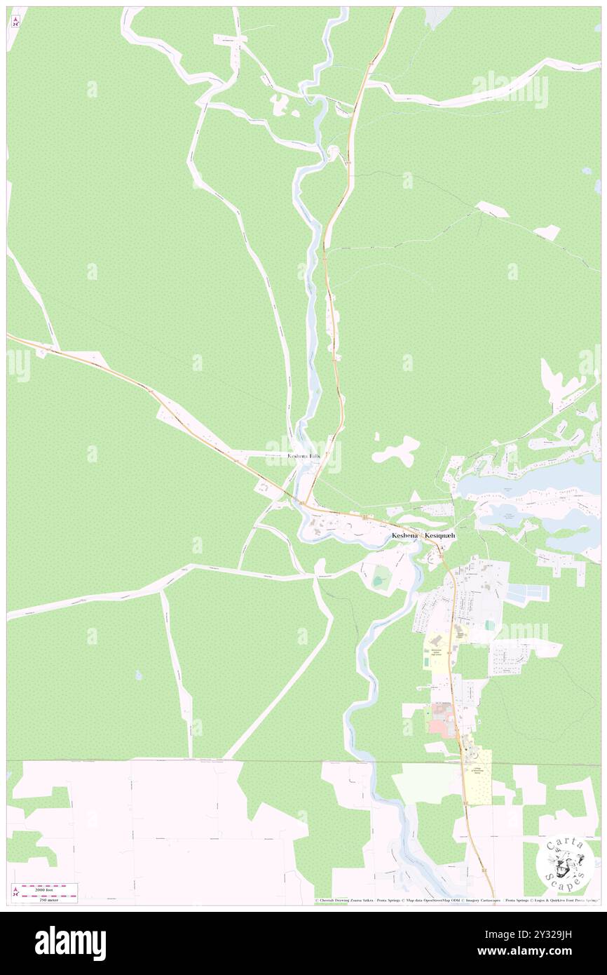 Keshena map Cut Out Stock Images & Pictures - Alamy