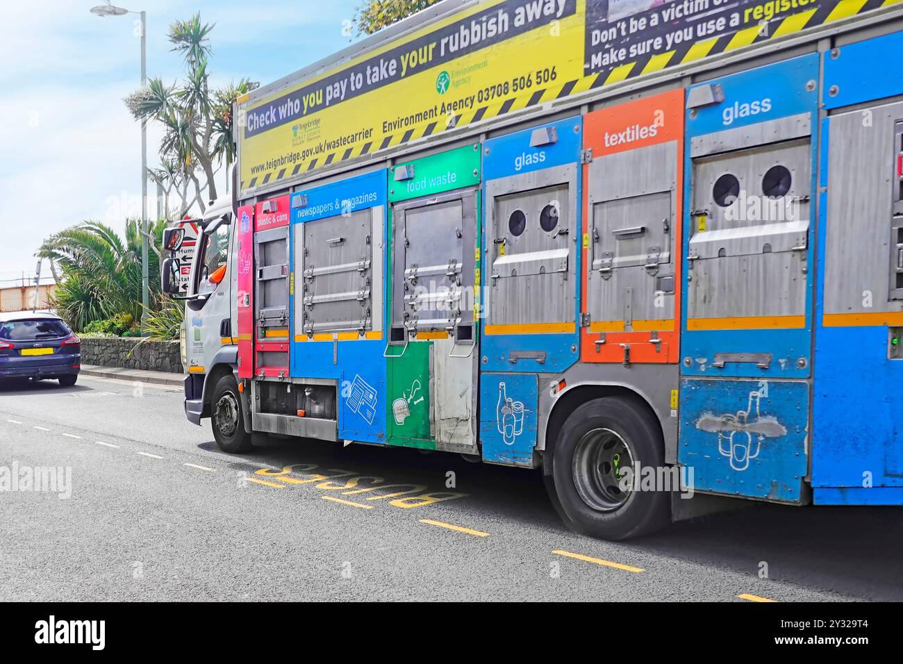 Close up refuse collection truck hi-res stock photography and images ...