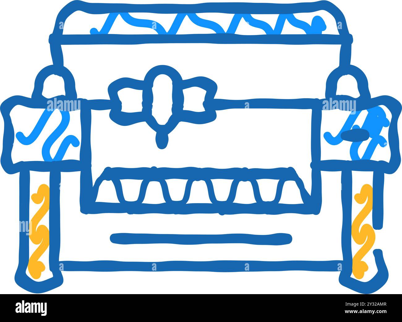 laser engraving and cutting machine icon doodle illustration Stock ...