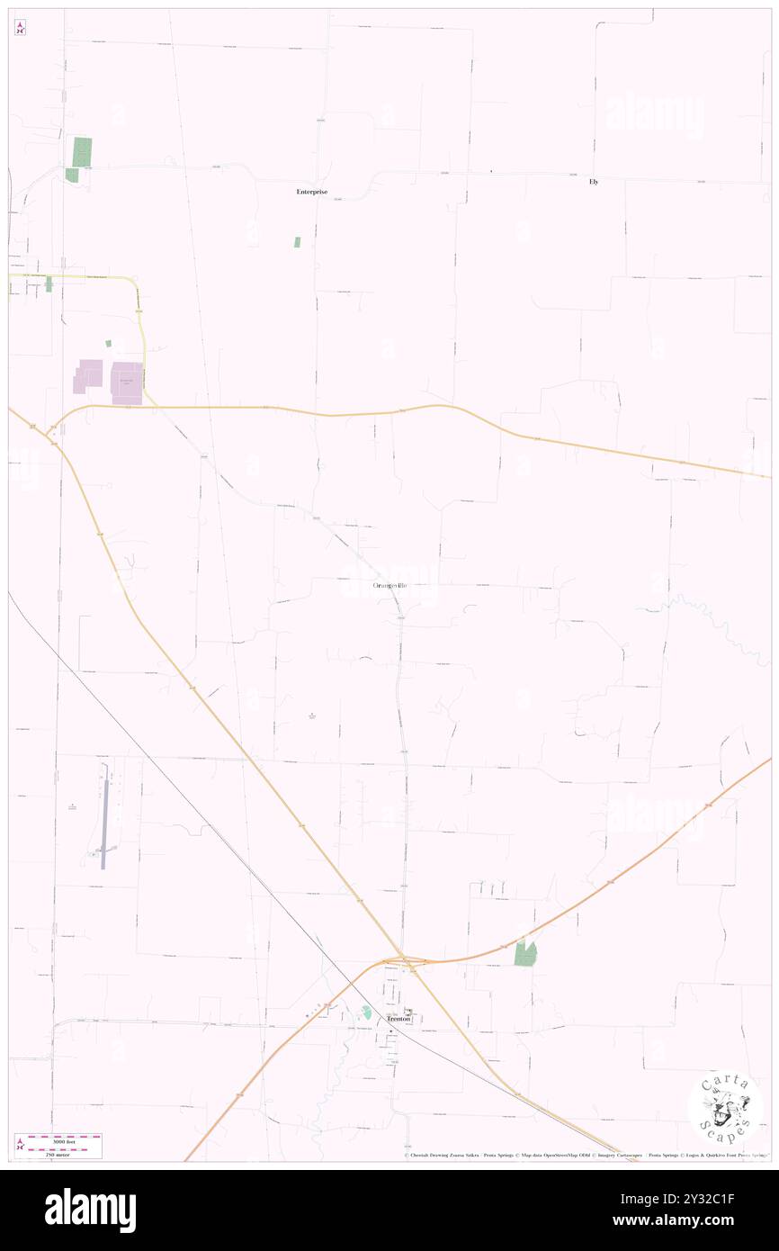Orangeville, Fannin County, US, United States, Texas, N 33 28' 42'', S ...