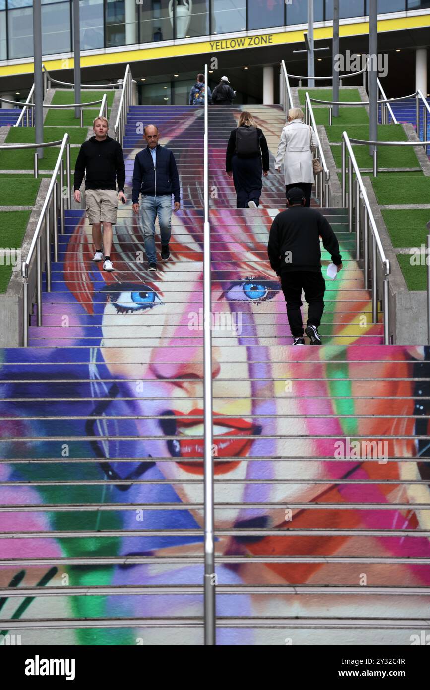 The 'Swifty Steps' at Wembley Stadium, as the Spanish Steps have been ...