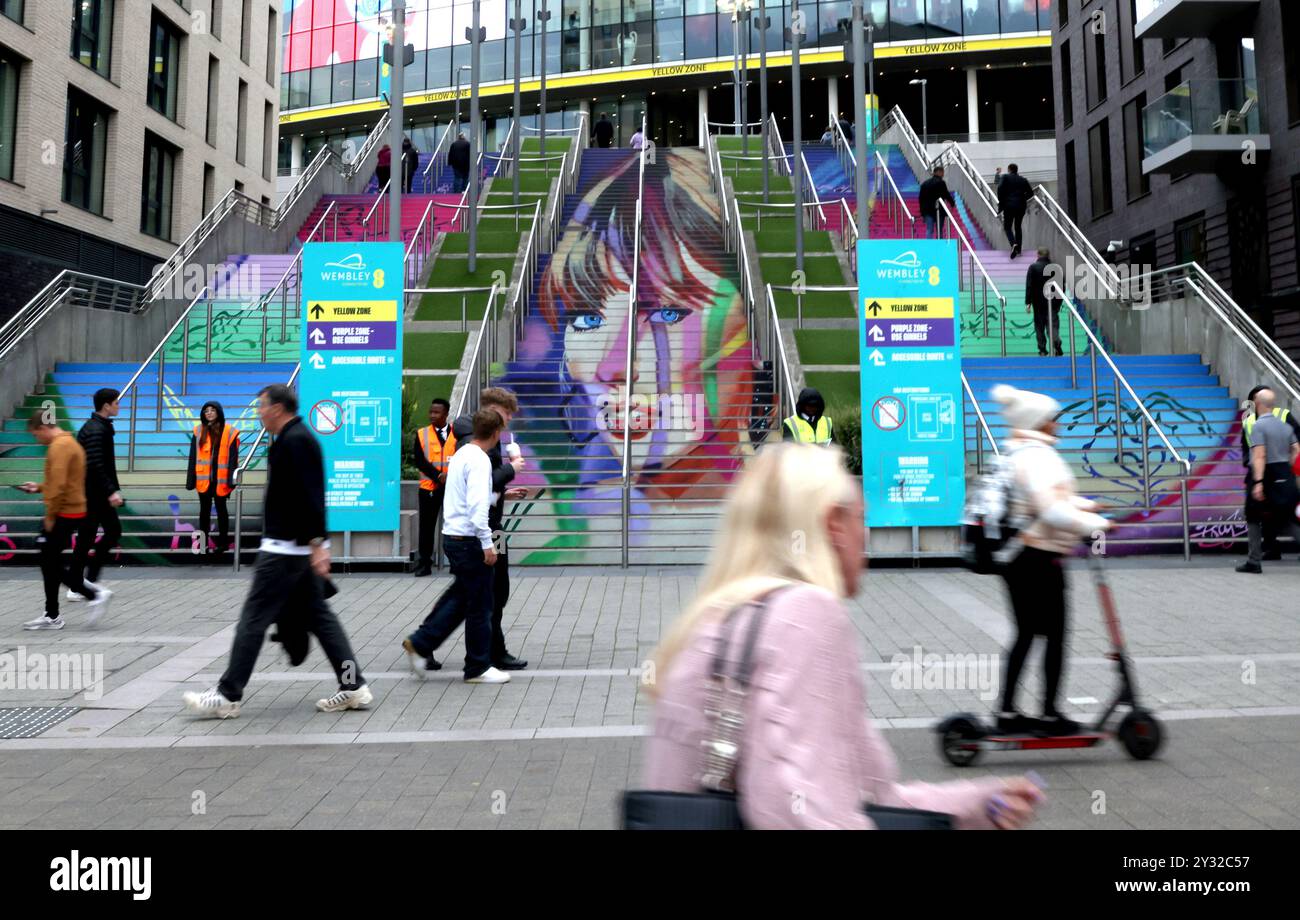 The 'Swifty Steps' at Wembley Stadium, as the Spanish Steps have been ...
