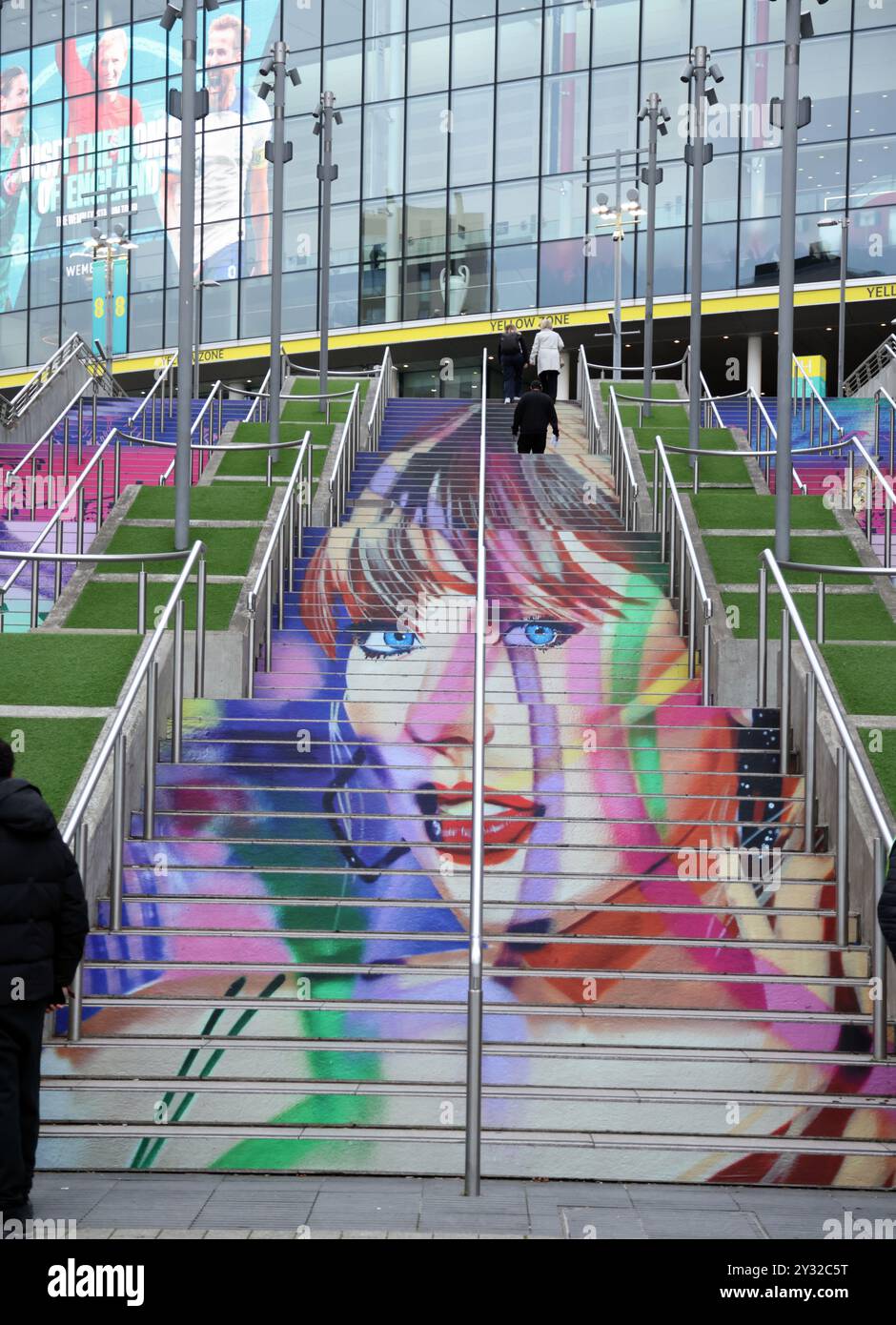 The 'Swifty Steps' at Wembley Stadium, as the Spanish Steps have been ...