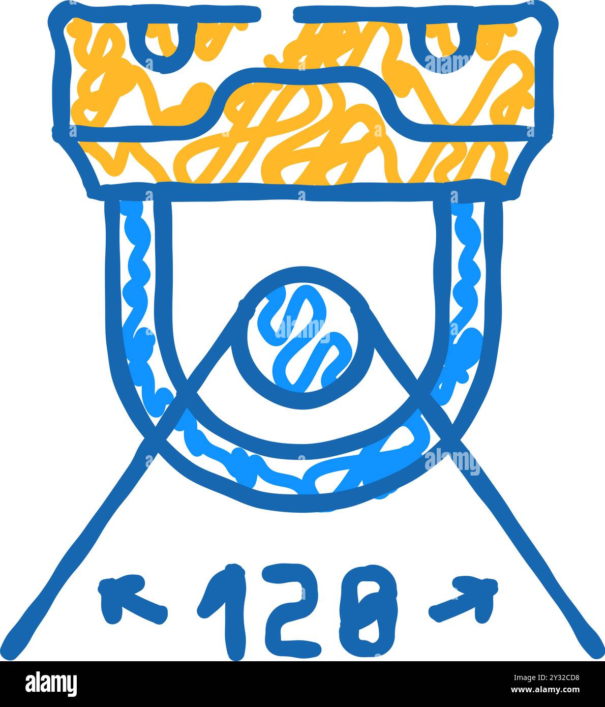 viewing angle camera icon doodle illustration Stock Vector Image & Art ...