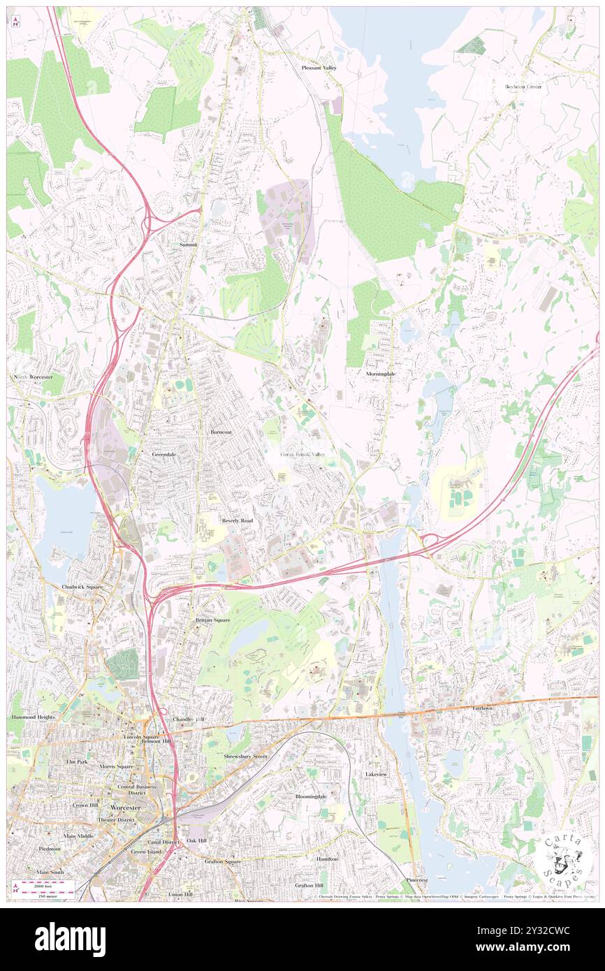 Map of great valley Cut Out Stock Images & Pictures - Alamy