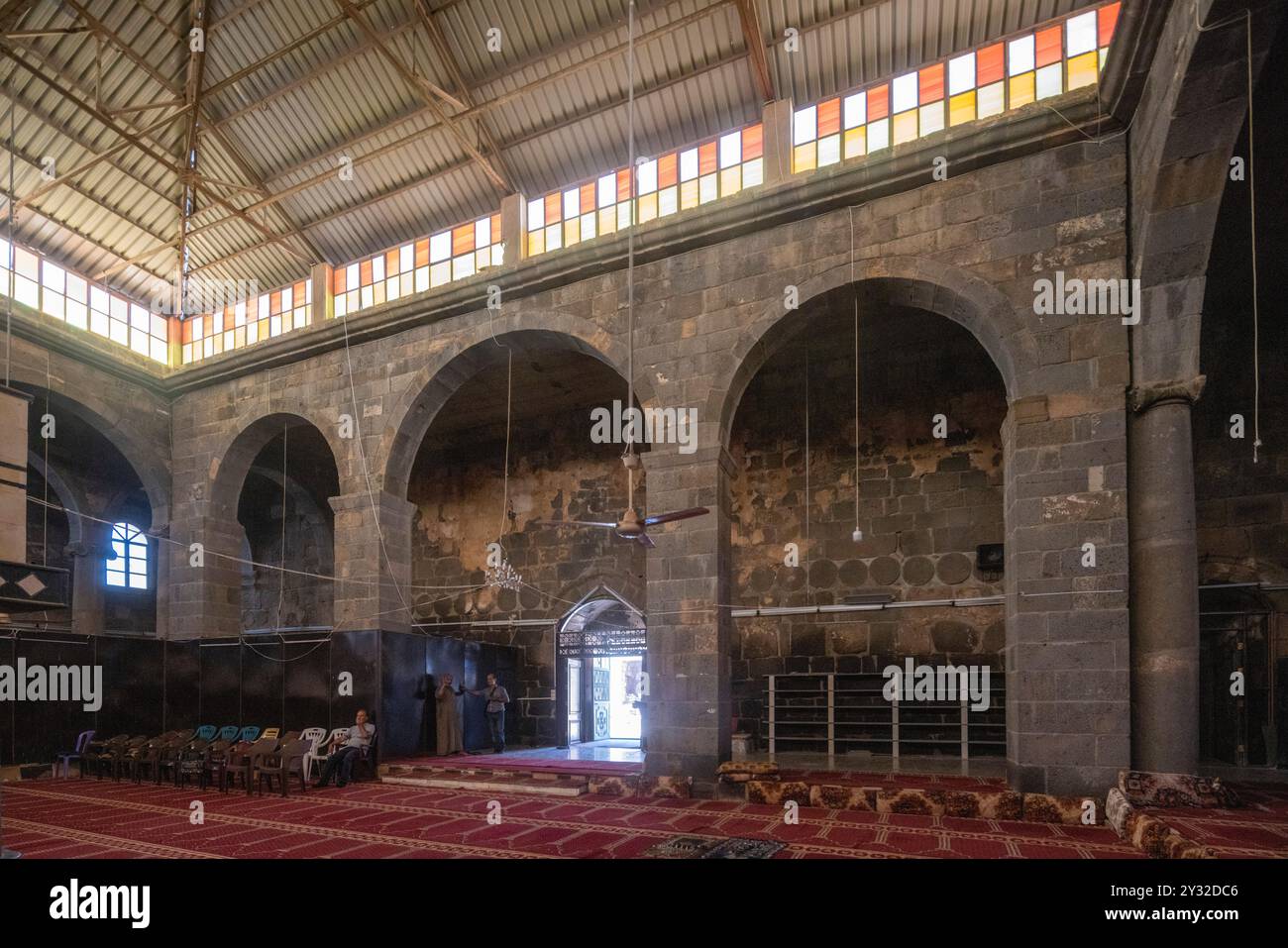 interior, Mosque of Umar, Bosra, Hauran, Syria Stock Photo - Alamy