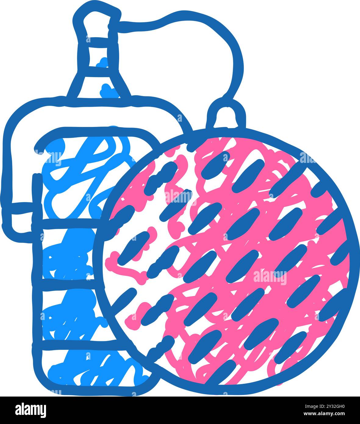 microphone with mesh icon doodle illustration Stock Vector Image & Art ...