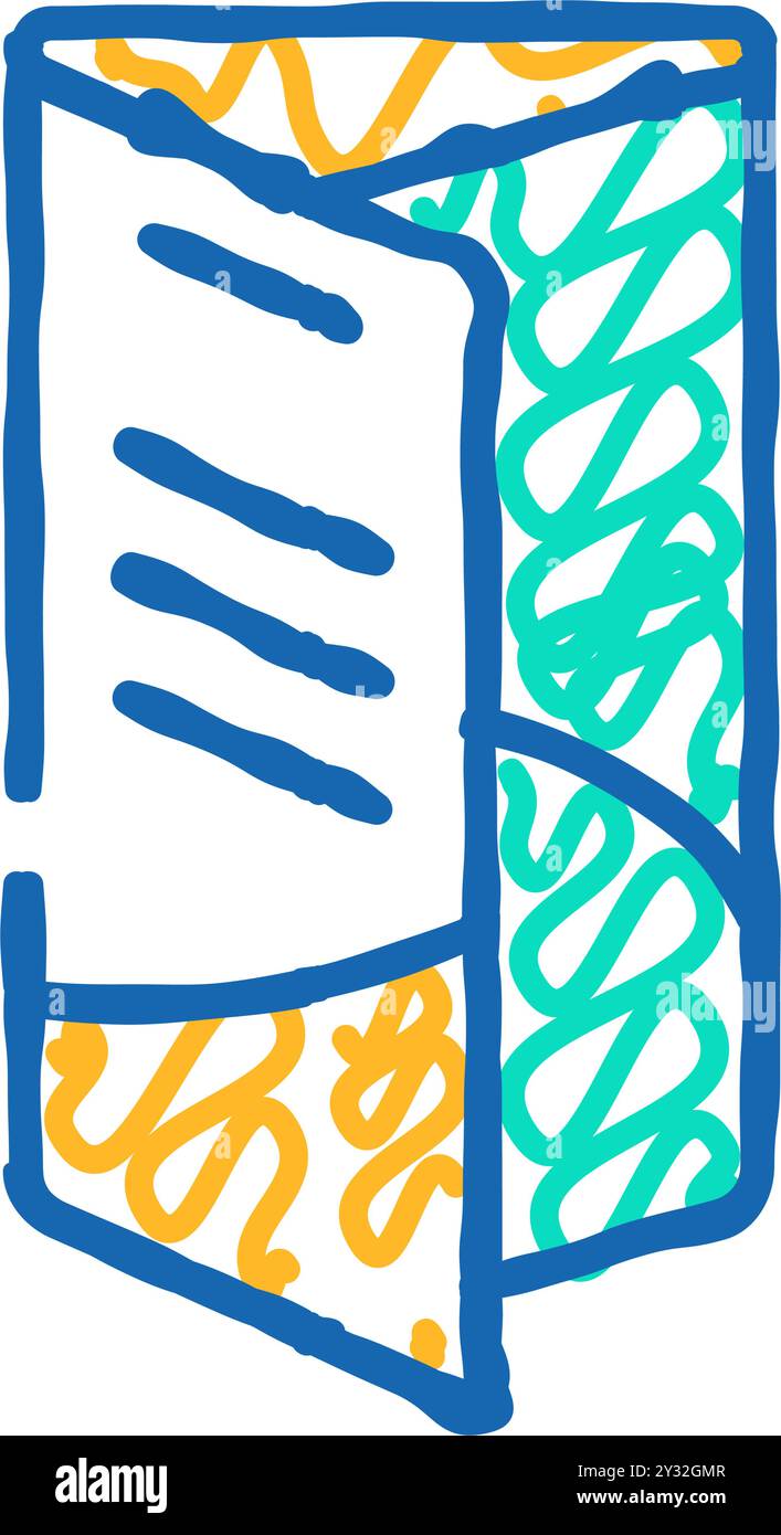 info booklet icon doodle illustration Stock Vector Image & Art - Alamy