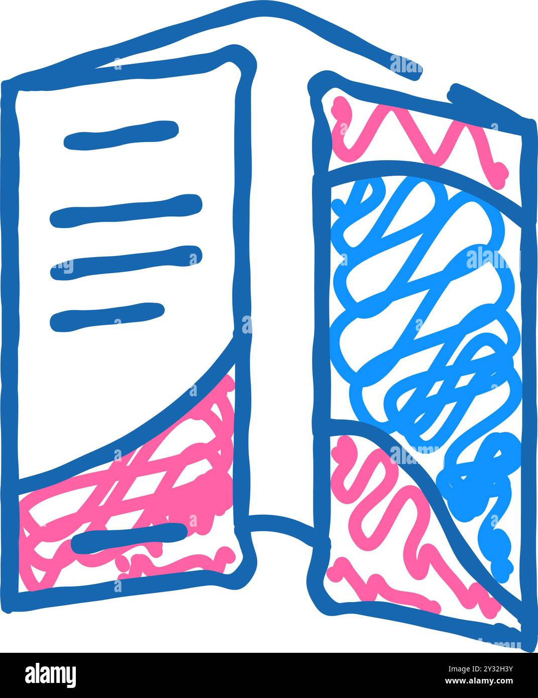 Paper booklet color icon Cut Out Stock Images & Pictures - Alamy