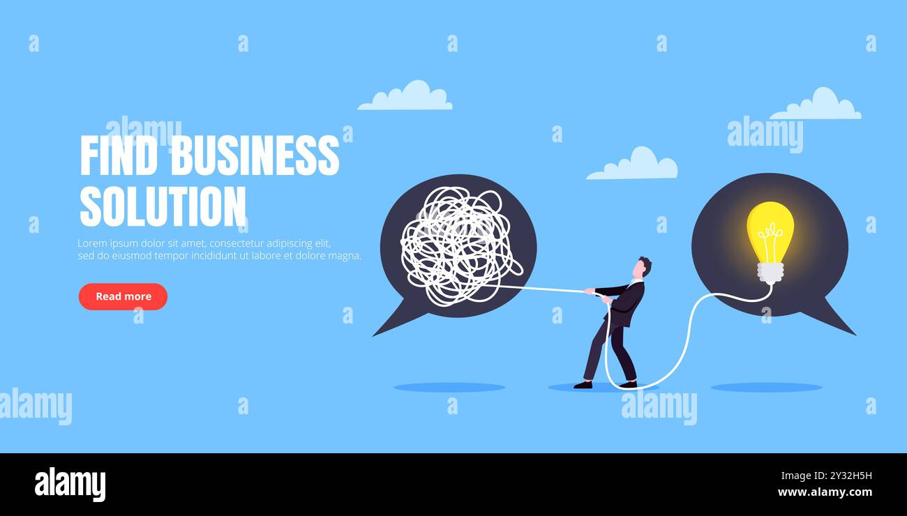 Unravel business chaos process with tangle difficult problem mess ...