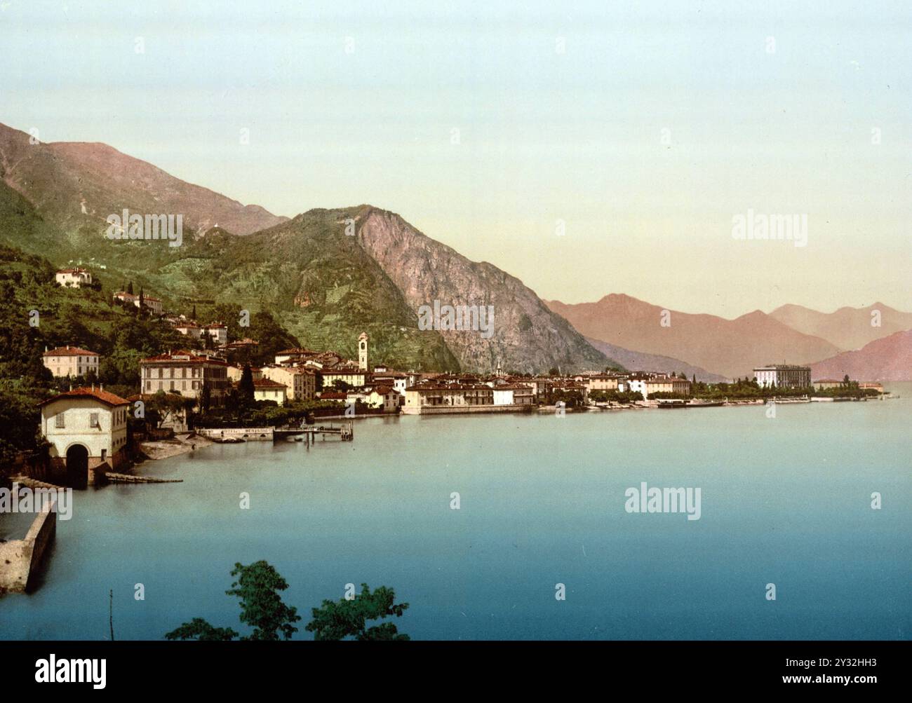 Menaggio, Gesamtansicht, Comer See, Italien / general view, Lake Como ...