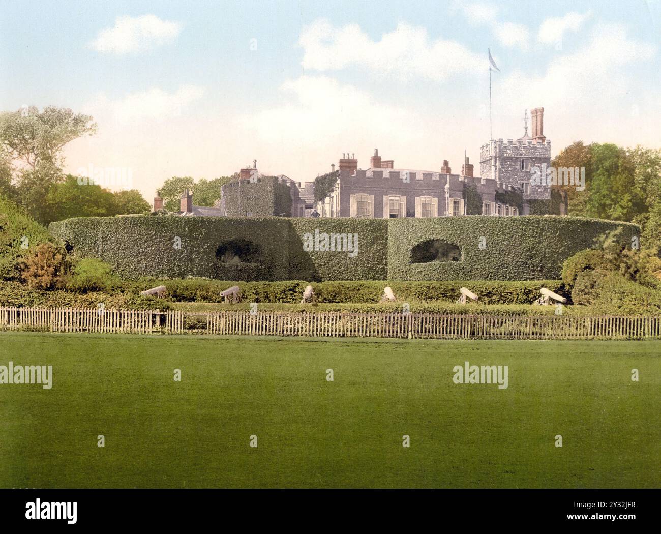 Walmer Castle in Kent, England, wurde 1539–1540 von Heinrich VIII. als ...