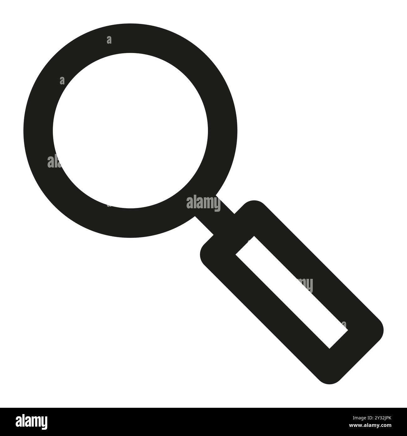 Magnifying glass icon. Search tool symbol. Zooming lens graphic. Vector ...
