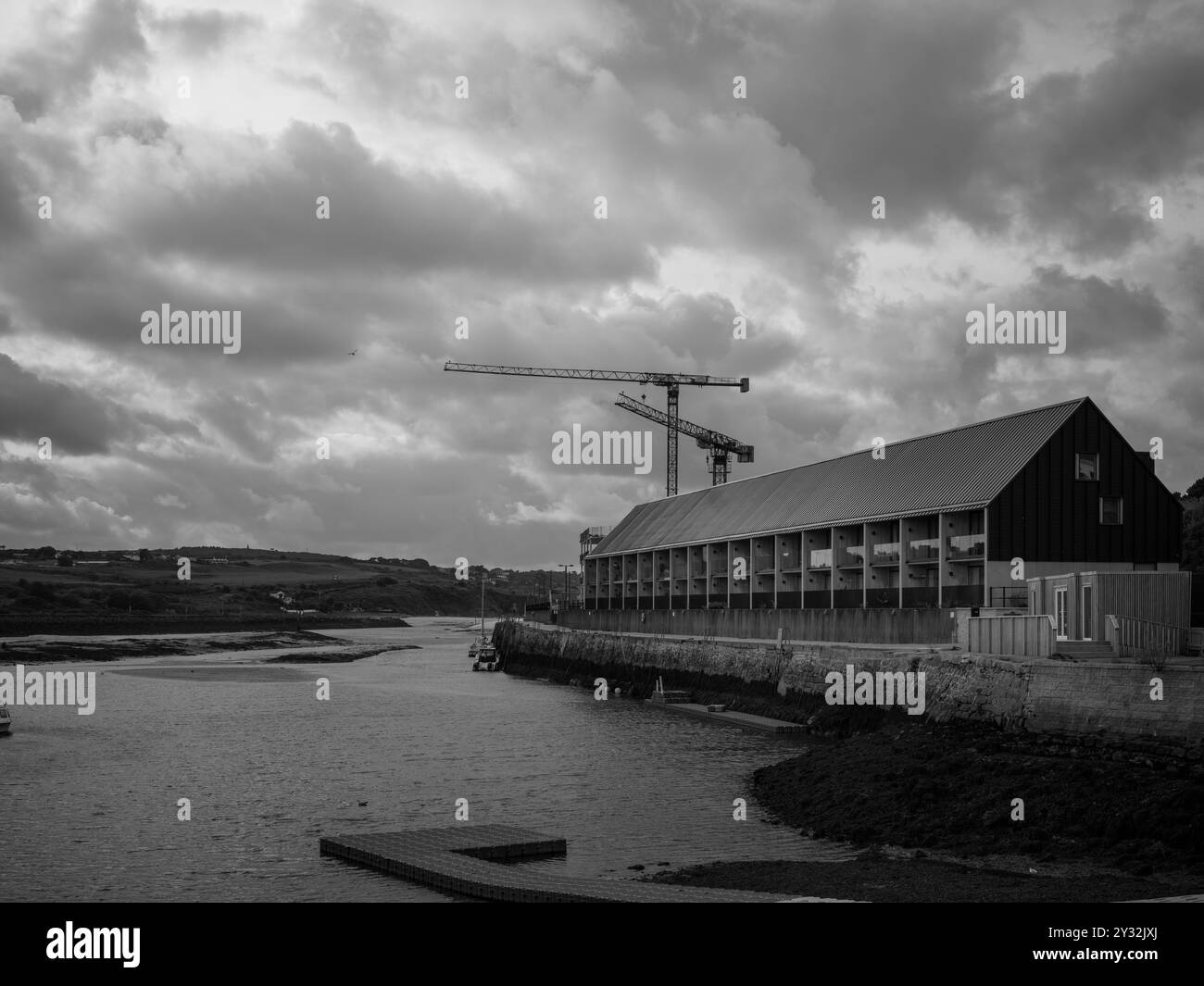 North Quay Hayle Harbour Penwith Cornwall Stock Photo - Alamy