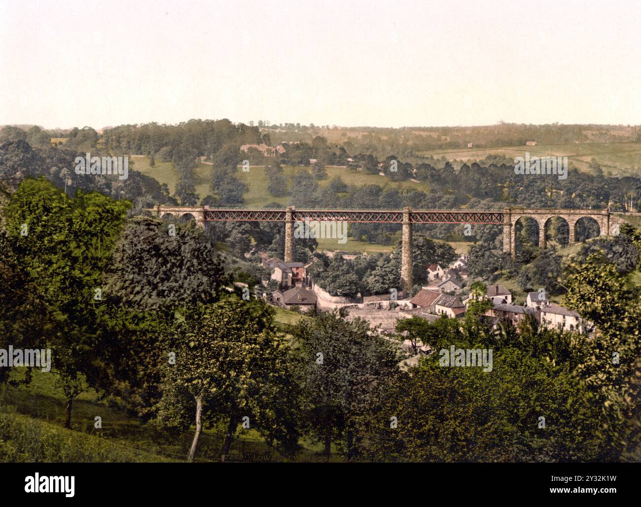 Viadukt, Lydbrook Lower, England / Viaduct, England, Historisch ...