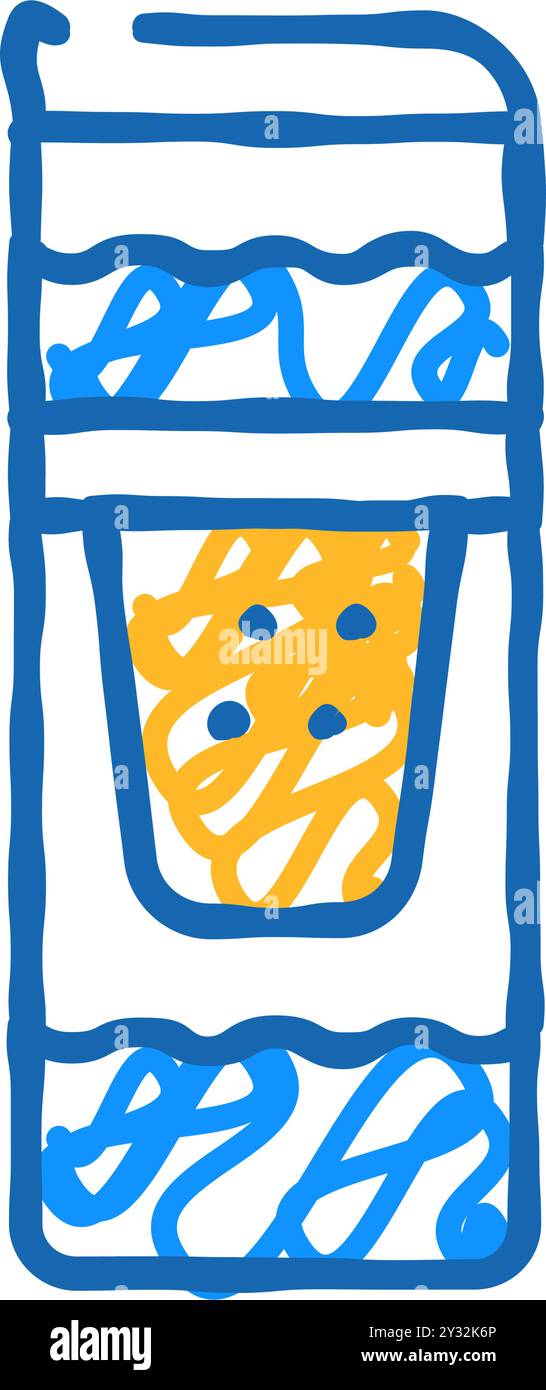 mobile filter flat icon doodle illustration Stock Vector Image & Art ...