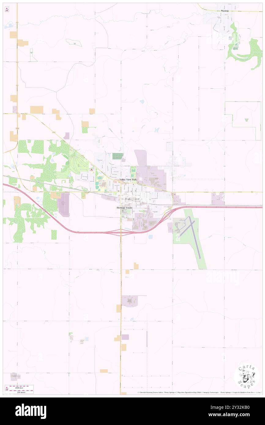 Dodge center minnesota map Cut Out Stock Images & Pictures - Alamy