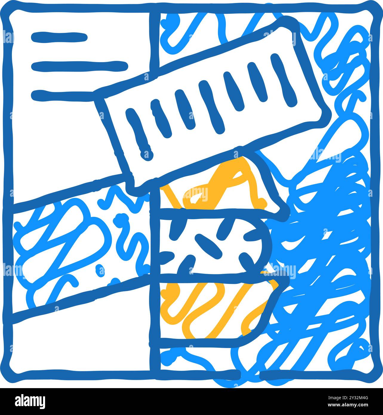 sets of cooked meals icon doodle illustration Stock Vector Image & Art ...