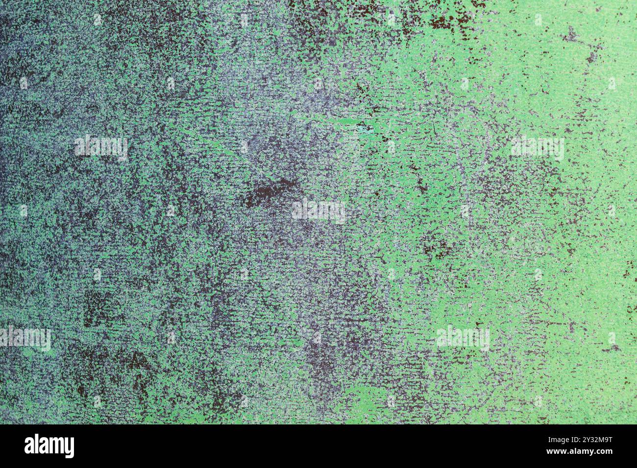 Textured green and black distressed metal surface with a worn, rustic ...