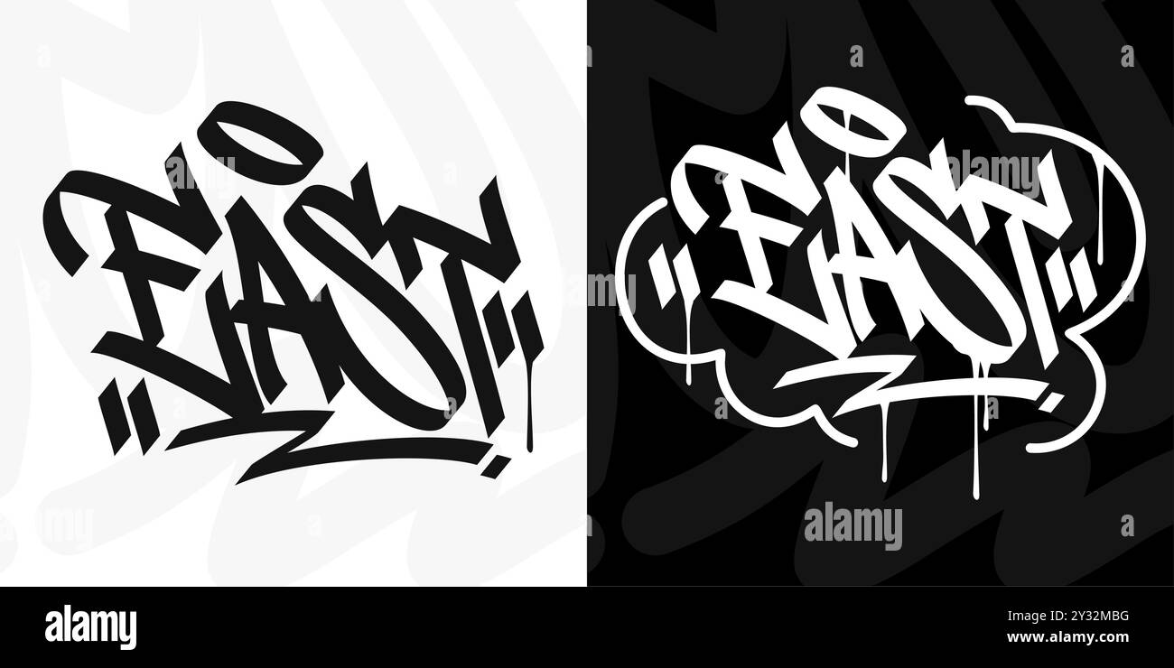 Modern Trendy Word East Abstract Hip Hop Hand Written Graffiti Urban ...
