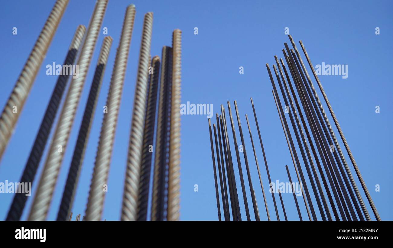 Start of construction of a multi-storey residential building, pouring a ...